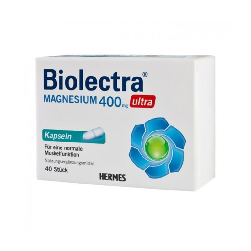 BIOLECTRA MAGNEZIJ 400 MG ULTRA KAPSULE A40 | Pharmanova