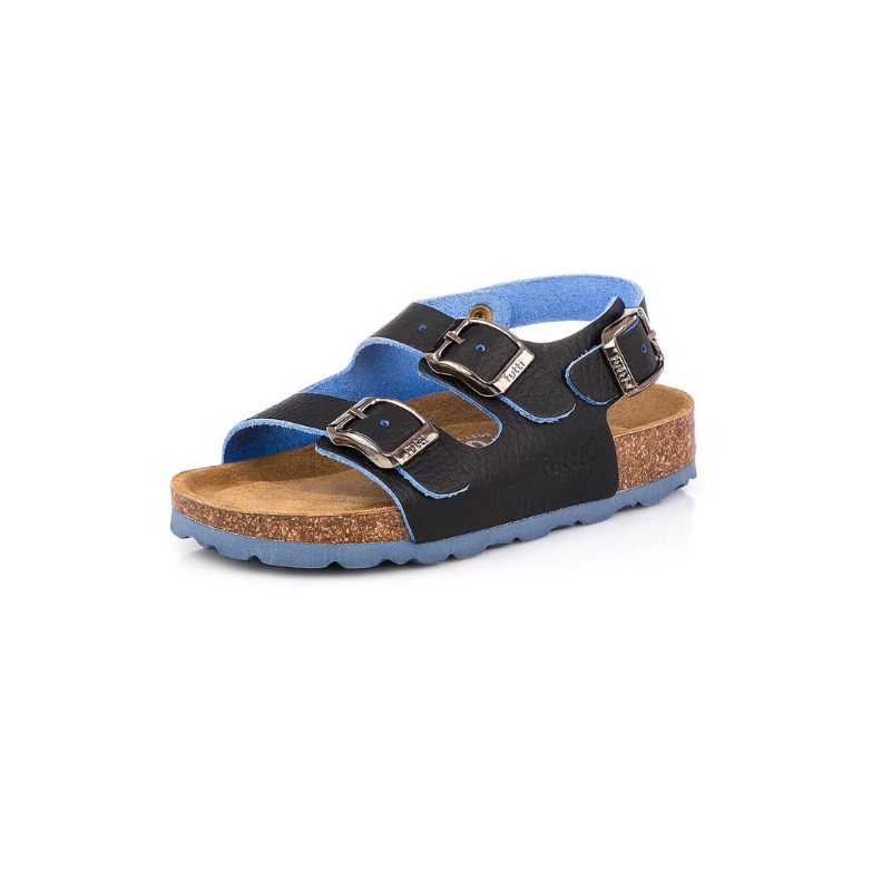 FUTTI ALEX NAVY BLUE LEATHER DJEČIJE SANDALE (DOSTUPNI BROJEVI: 32 ...