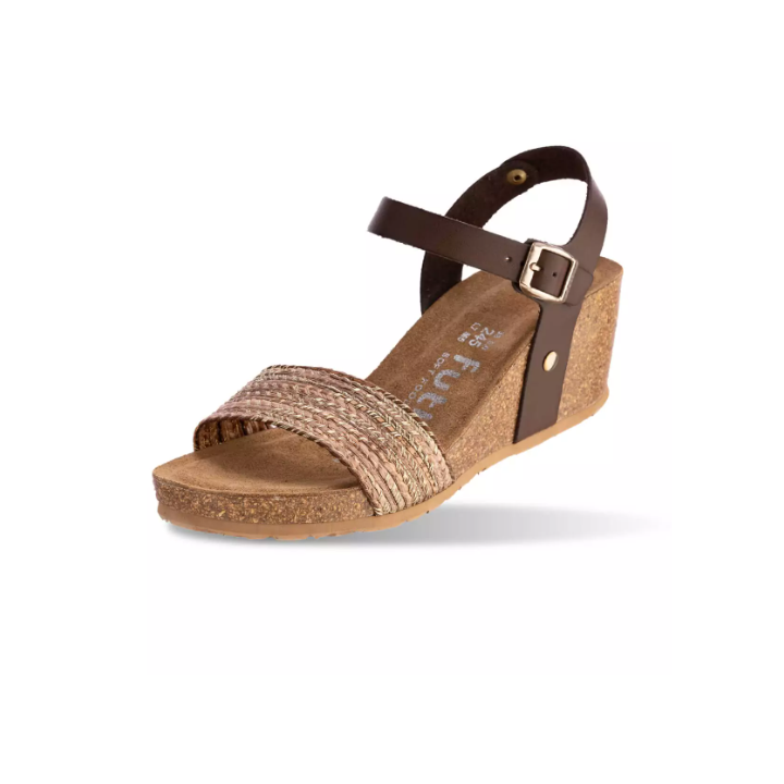 FUTTI VERA TERRA BROWN SANDALE | Pharmanova