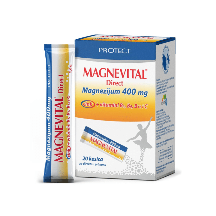 MAGNEVITAL 400 DIRECT +CINK+B1 B6 B12 I VITAMIN C | Pharmanova